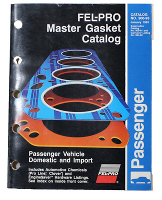 Fel Pro Gasket Parts Book ~ 1993 ~ Catalog # 900-93 | eBay