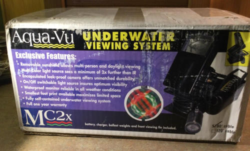 Aqua VU MC 2X Underwater Viewing Camera Unopened | eBay