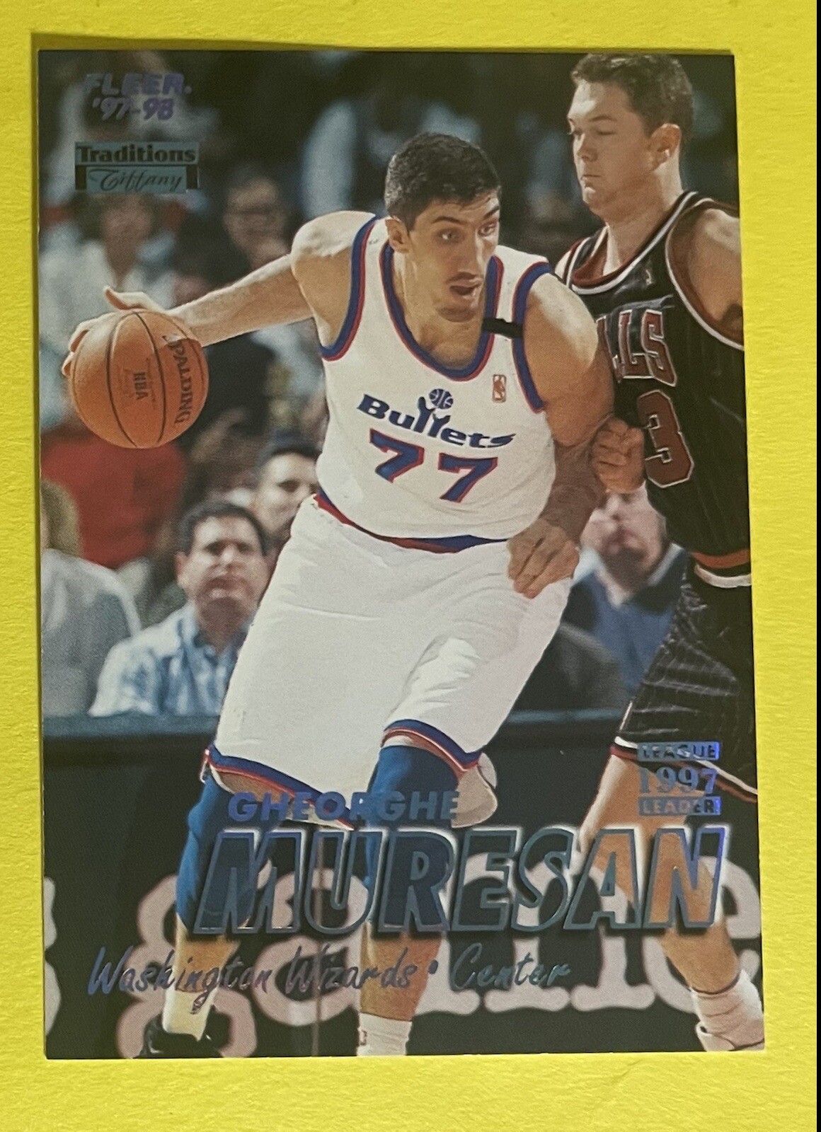 1997-98 Fleer Gheorghe Muresan Traditions Tiffany Parallel Wizards #111 ...