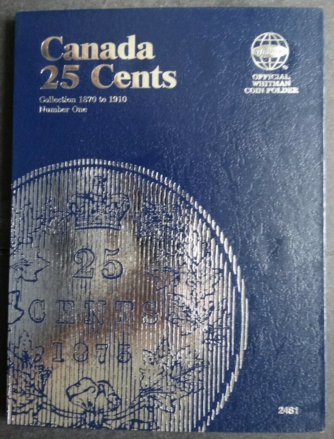 Whitman Canada 25 Cents #1 Coin Folder 1870-1910 Album Book 2481 | eBay