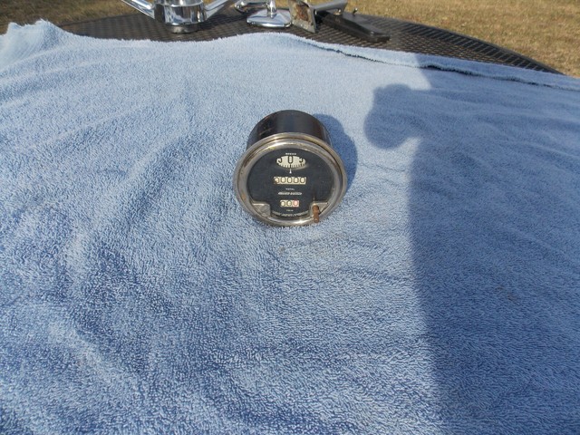 Vintage Brass Era Drum Speedometer Stewart Warner Rat Rod 3 1/4 Inch ...