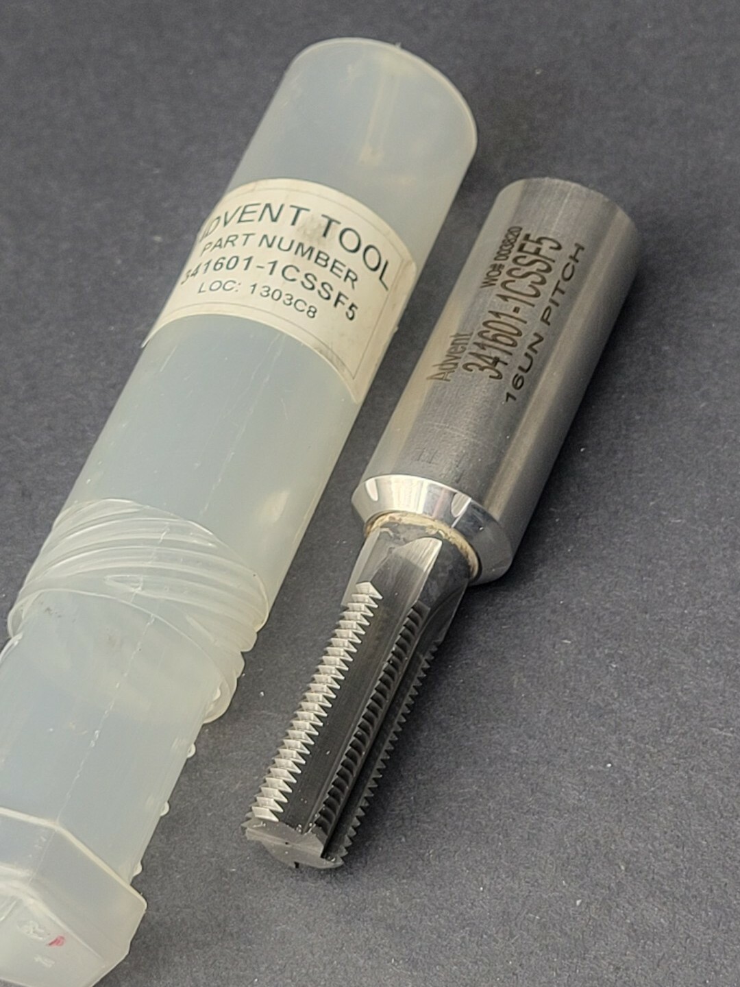 ADVENT 3/4"-16 UN Solid Carbide Thread Mill 1⅜" LOC 16 TPI 1" Shank ...