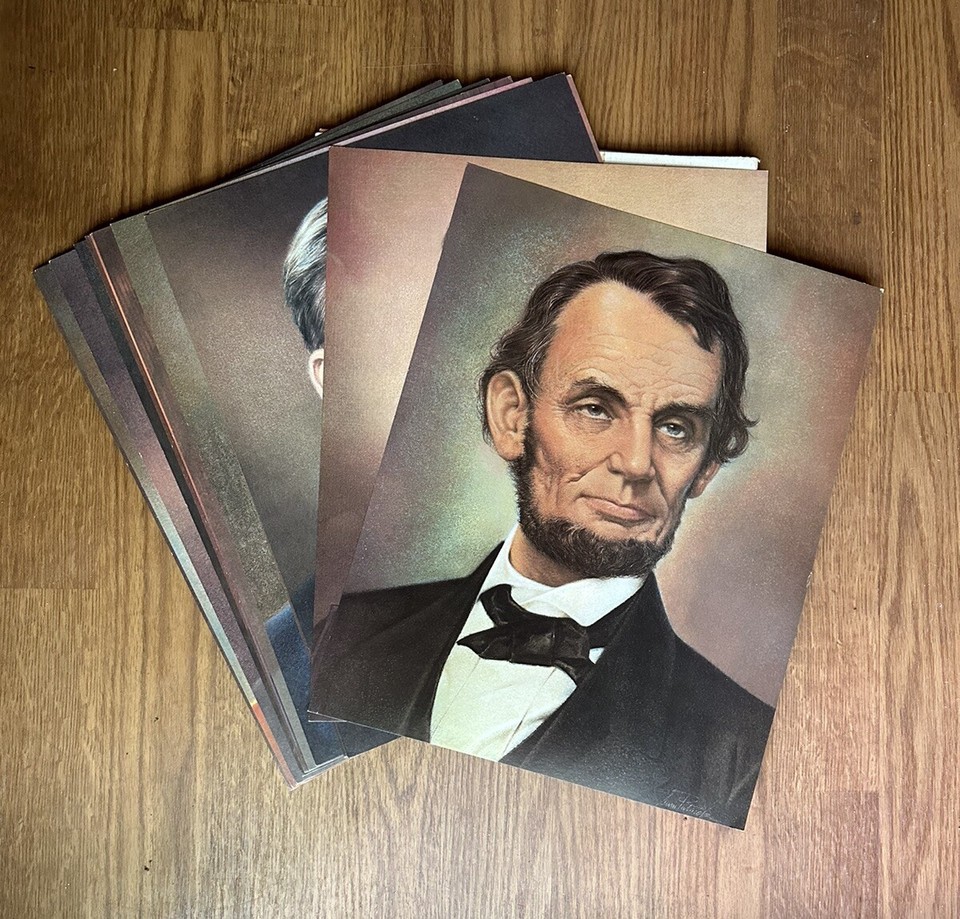 VTG THE PRESIDENTS INDIVIDUAL PORTRAITS OF THE PRESIDENTS 1-38th - Free ...