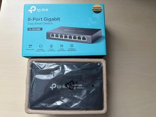 TP-Link TL-SG108E 8-Port 10/100/1000Mbps Gigabit Ethernet Easy Smart ...