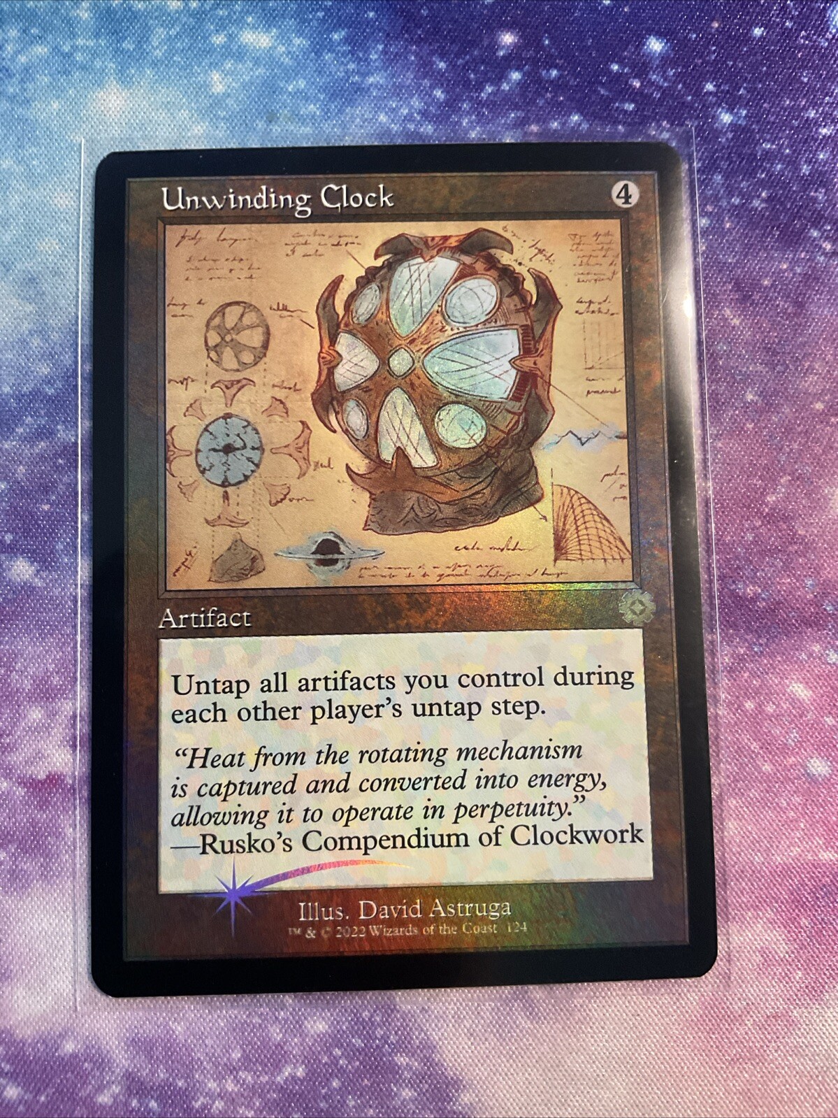 TG Unwinding Clock FOIL Retro Schematic The Brothers' War 124 NM | eBay