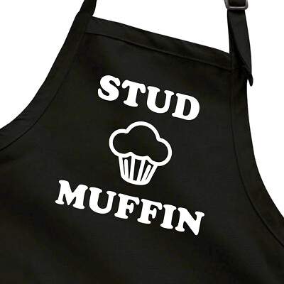 Stud Muffin Dad Joke Pun Funny Husband Birthday Novelty Cooking ...