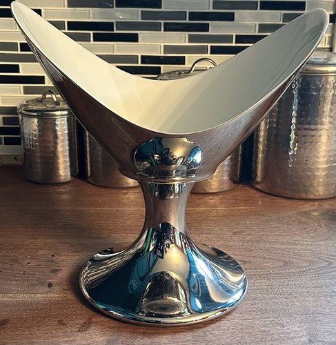 Rosenthal Studio Line Free Spirit Stars Two Arm Footed Bowl in Platinum ...