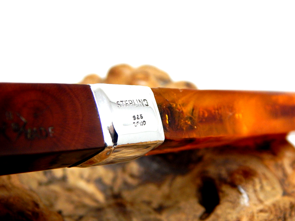 BFB c.1900 CASED 8"+ STRAIGHT BULLDOG ESTATE PIPE W/AMBER & STERLING | eBay