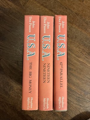 USA Trilogy by John Dos Passos 1946 Houghton Mifflin Co HC w/DJ | eBay