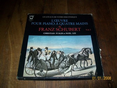 Schubert - Christian Ivaldi, Noël Lee ‎– L'Œuvre Pour Piano À Quatre ...
