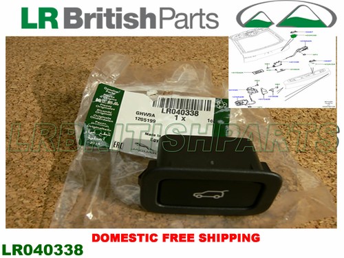 GENUINE LAND ROVER UPPER TAILGATE SWITCH RANGE ROVER DISCOVERY SPORT ...