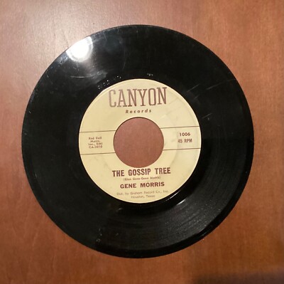 GENE MORRIS THE GOSSIP TREE 45RPM | eBay