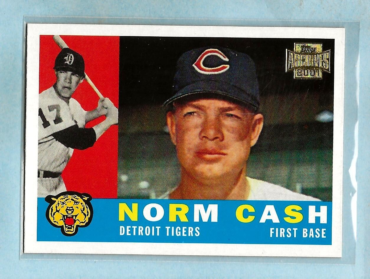 NORM CASH - 2001 Topps Archives - #488 - Tigers - Comb. Shipping | eBay