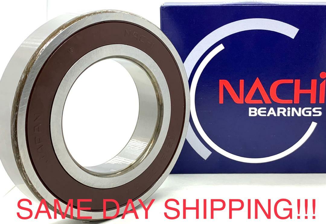 NACHI 6212 2NSE Deep Groove Ball Bearing, Rubber Sealed 6212-2RS ...