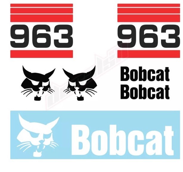 Bobcat 963 Skid Steer Set Vinyl Decal Sticker | eBay
