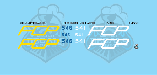 FCP U23B Ferrocarril Del Pacifico HO scale Decal Set | eBay