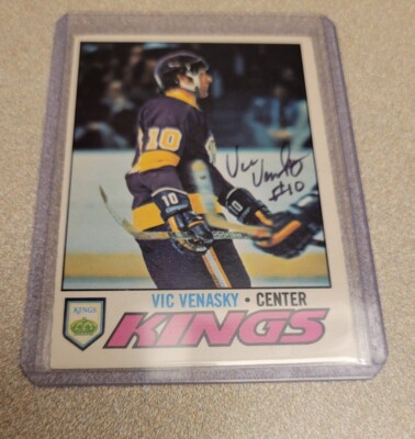VIC VENASKY SIGNED 1977-78 O-PEE-CHEE OPC HOCKEY CARD #187 TTM ...