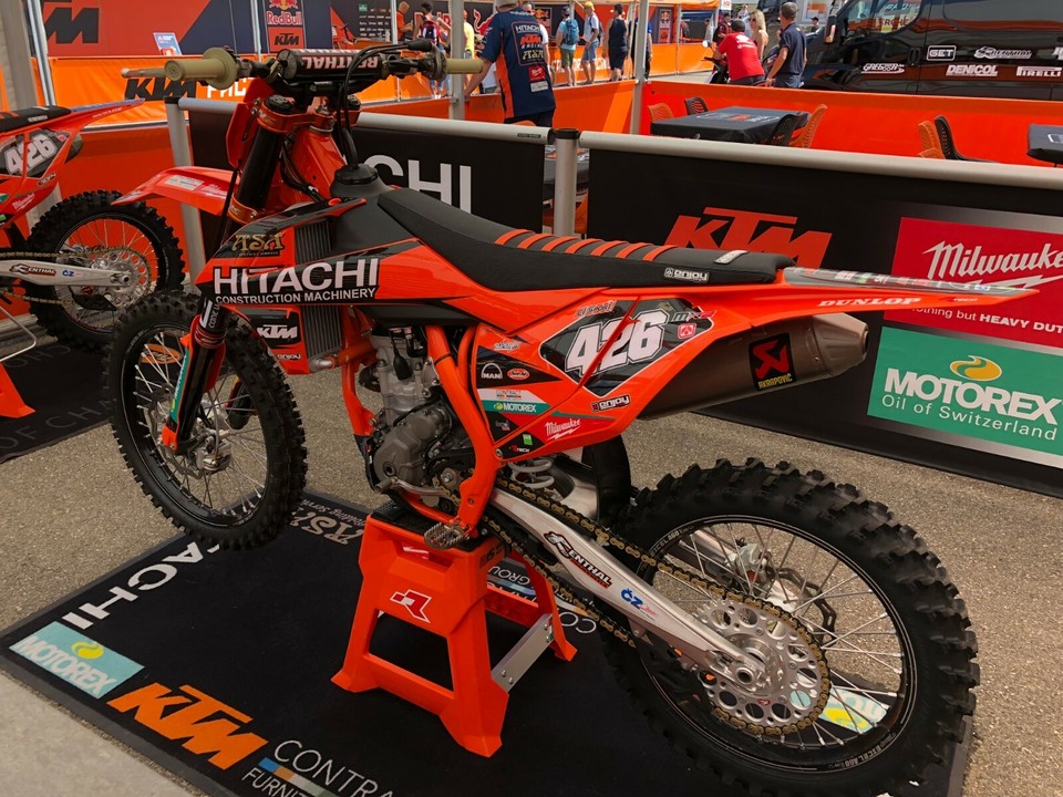 Ktm SX / SXF 250 350 450 Graphics kit Fits 2016 2017 2018 Hitachi MXGP ...