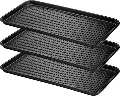 3 Pack Utility Boot Tray Mat Multi-Purpose Anti-Slip Tray Mat Boots ...