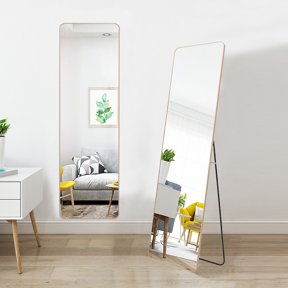 5ft Free Standing Dressing Mirror Floor Standing/Wall Mounted Full ...