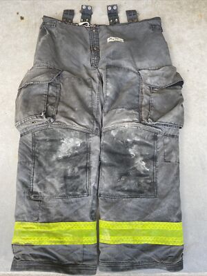 Firefighter Janesville Lion Apparel Turnout Bunker Pants 44 X 32 2012 ...