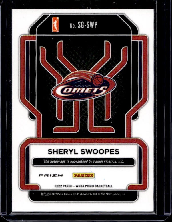 2022 Panini Prizm WNBA Sheryl Swoopes #SG-SWP Autograph Green Prizm | eBay
