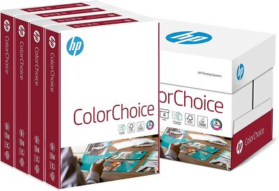 HP Color Choice A4 90,100,120,160,200,250gsm Reams Copier Paperwhite ...