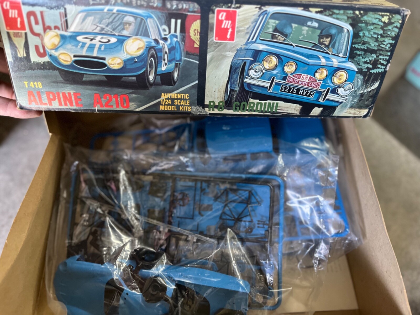 AMT T418 Alpine A210 & Gordini R8 COMBO Rally 1:24 KIT McM niob | eBay