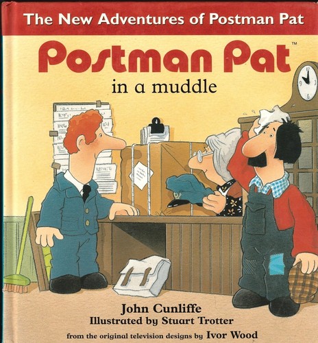 POSTMAN PAT IN A MUDDLE John Cunliffe ~ 1st Ed HC 1996 Colour Illus | eBay