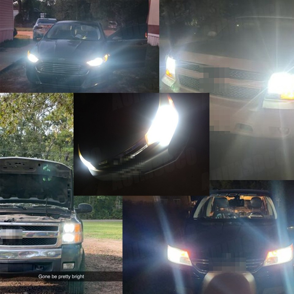 For Nissan Pathfinder 1995-1999 6000K LED Headlight Fog Light Bulbs Kit ...