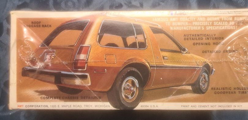 Vintage 1/25 AMT PACER WAGON w/ CB RADIO NEW OLD STOCK FACTORY SEALED ...