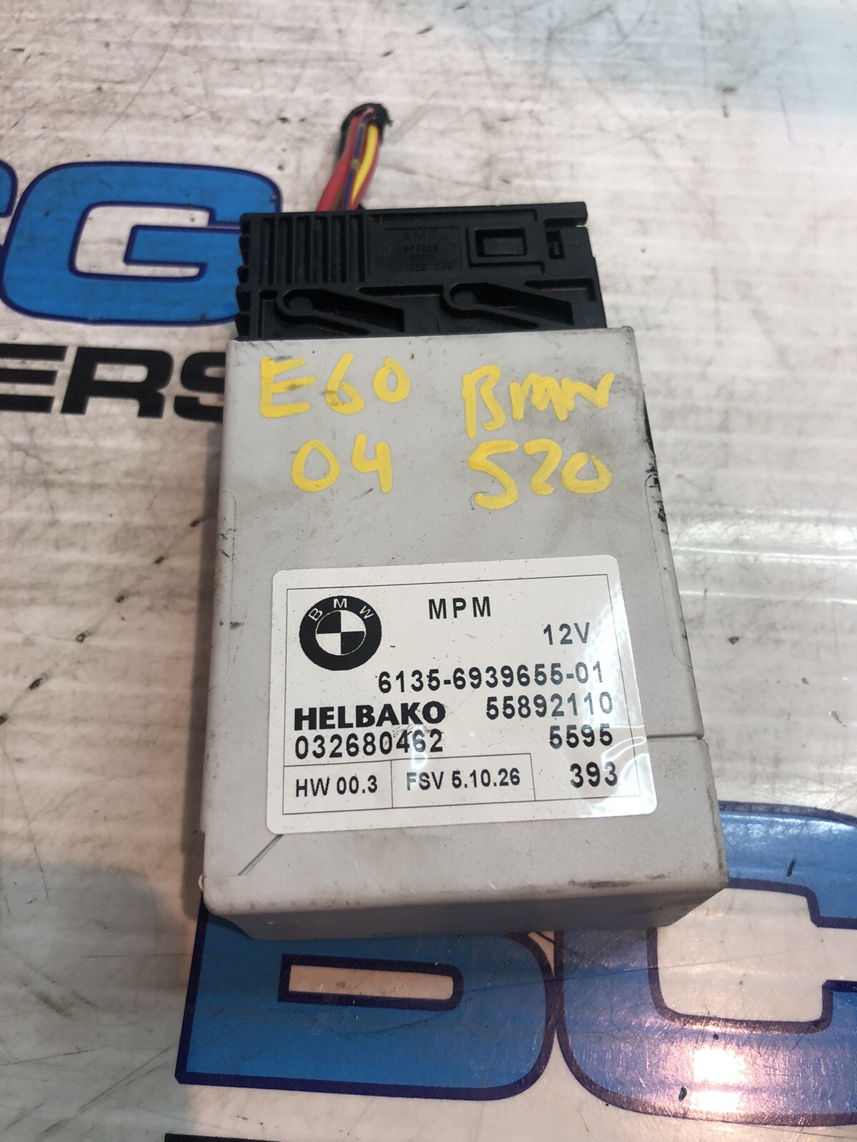 2004 BMW 520 E60 Helbako MPM Micro Power Module Control Unit 6939655 | eBay