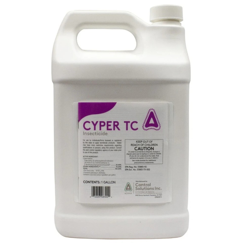 1 Gal Cyper TC Termiticide Insecticide Insect Control Gallon Similar t ...