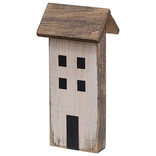 NEW Primitive HOUSES 3pcs WOOD BLACK TAN GRAY BROWN RUSTIC PRIMITIVE 1. ...