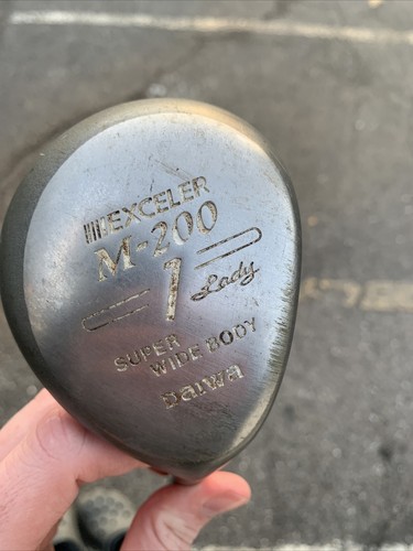 Daiwa Exceler M-200 Super Wide Body Driver Whisker Ladies Flex Graphite ...