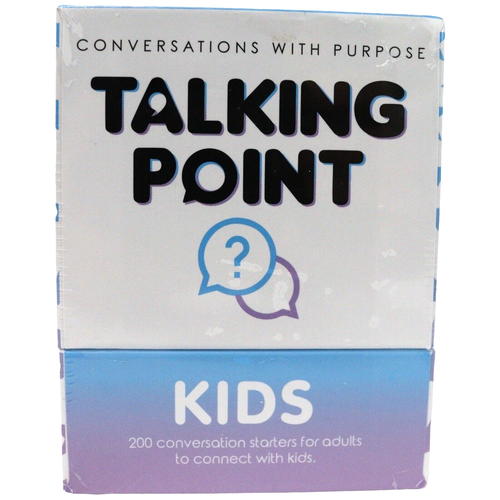 Talking Point Cards for Kids 200 Conversation Starters Adults Connect W ...
