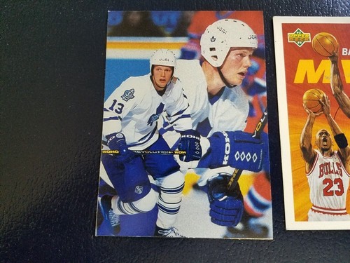Mats Sundin Maple Leafs 1994-95 Flair Hockey NHL OVERSIZE BLANK BACK ...