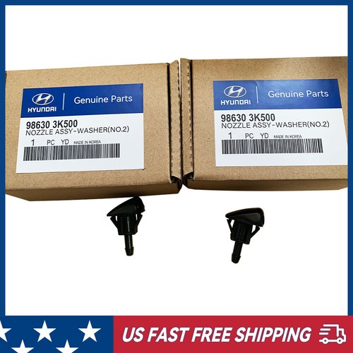 98630-3K500 2Pcs Windshield Wiper Washer Nozzle For Kia Sorento Hyundai ...