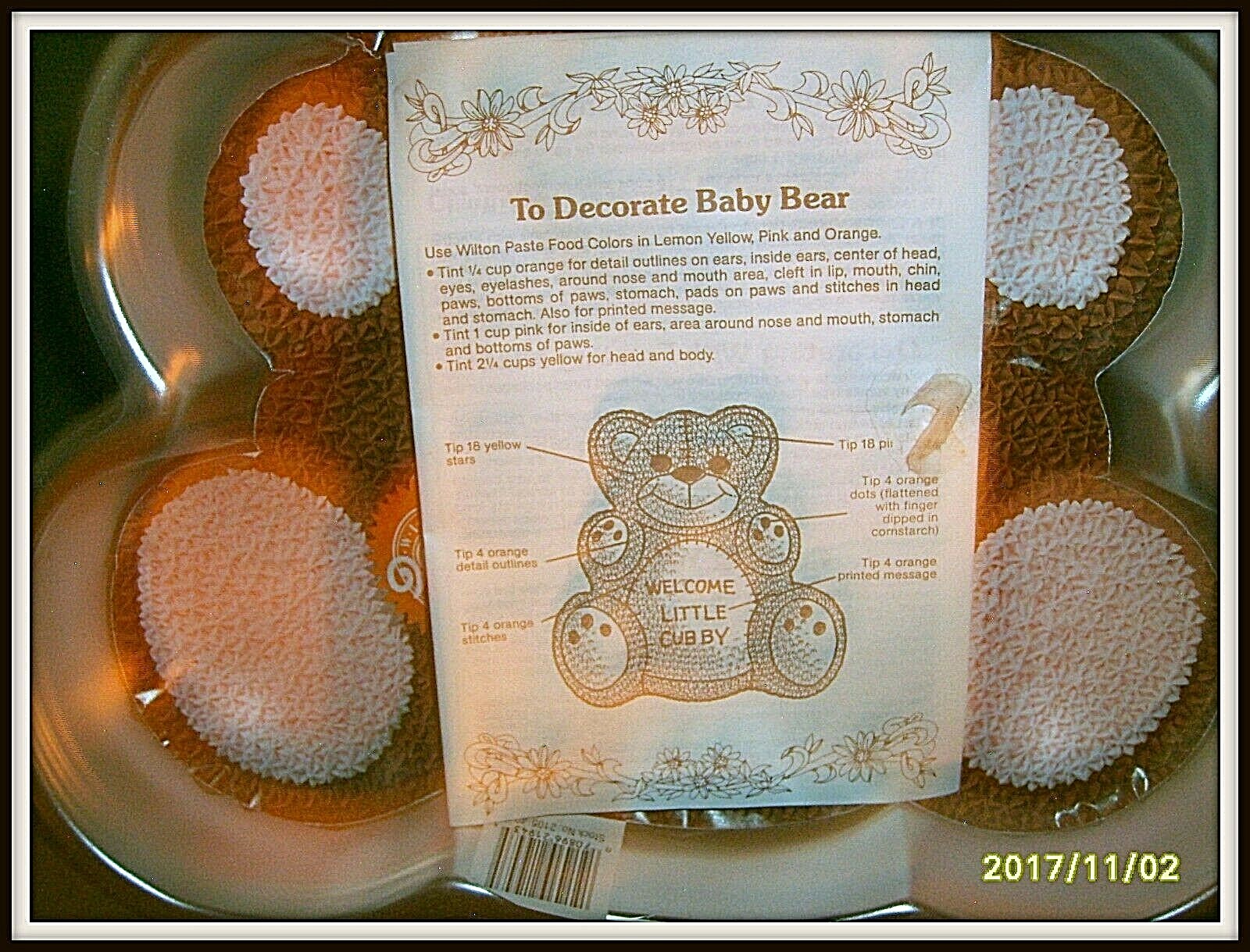 Wilton Vintage Huggable Bear Shaped Cake Pan, 1982 ~ 502-3754 | eBay