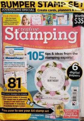 Creative Stamping Issue 73 Tips & Ideas Bumper Stamp Set FREE SHIPPING ...