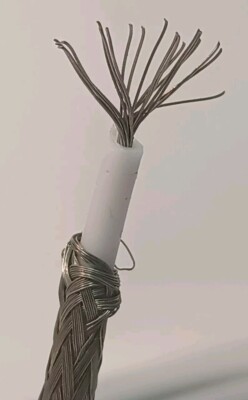 (10 ft) 20 AWG, 1 Cond, Shielded Instrument Wire White 19 Strand | eBay