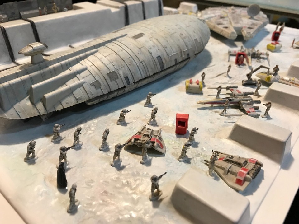 AMT Star Wars Rebel Base Model Kit Pro Painted | eBay