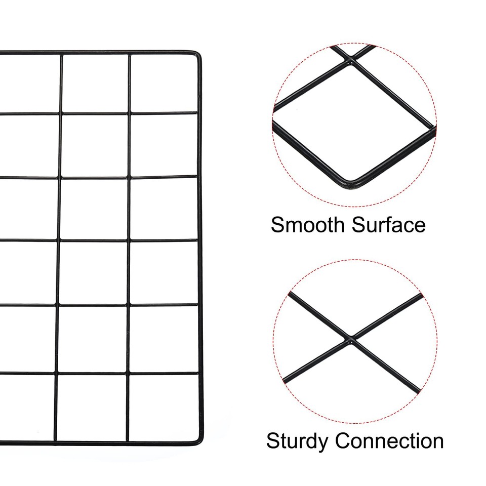 24"x12" Wire Grid Panel 1 Pack Wall Grid Decorative Panels Board Phot ...