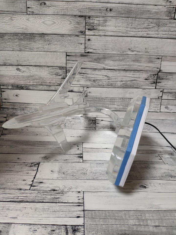 Vintage model military illuminated aircraft handmade Russia USSR ...