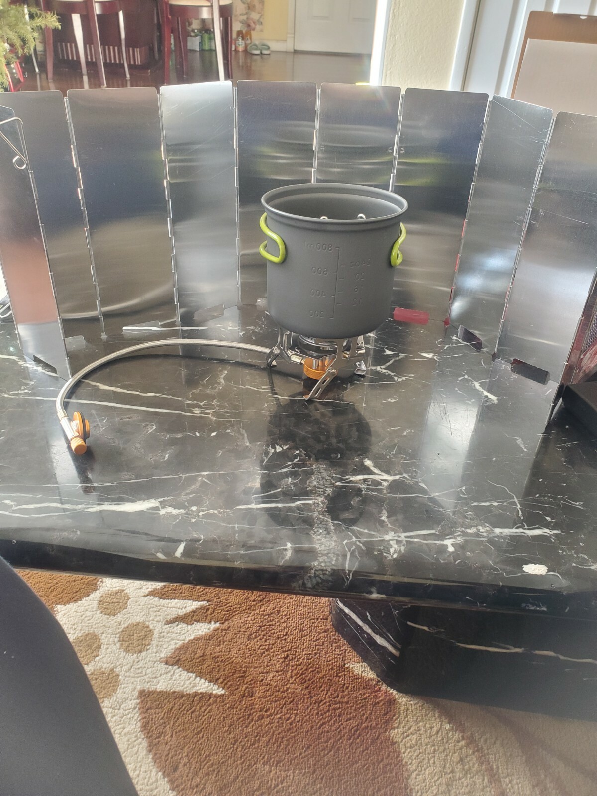 Ultralight Portable 10 Plates Camping Stove Wind Blocker Windshield ...