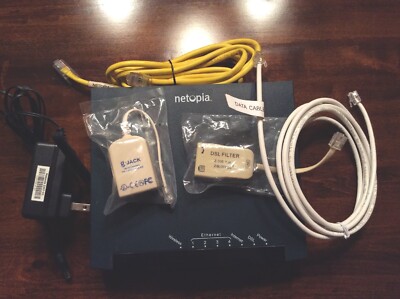 Motorola/Netopia 3347-02-1006L 4 Port Wireless Router 802.11 B/G DSL ...