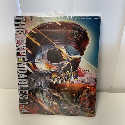 The Expendables 1-4, 4k Ultra HD Blu-Ray Digital Code Steelbook, Brand ...