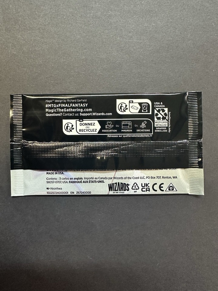 SAMPLE PACK Magic the Gathering FINAL FANTASY Collector Booster SAMPLE ...