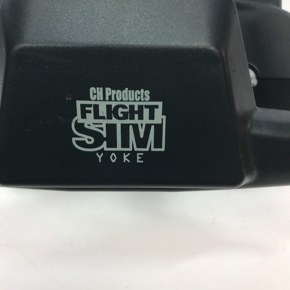CH Products Flight Sim Yoke USB w/ Pro Pedals Flight Simulator ...