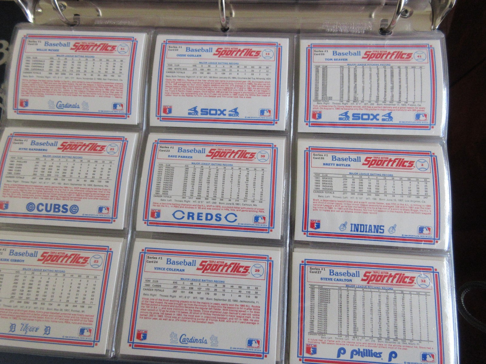 Sport Flics 1986 , Baseball Cards , Lot of 200 Cards | eBay